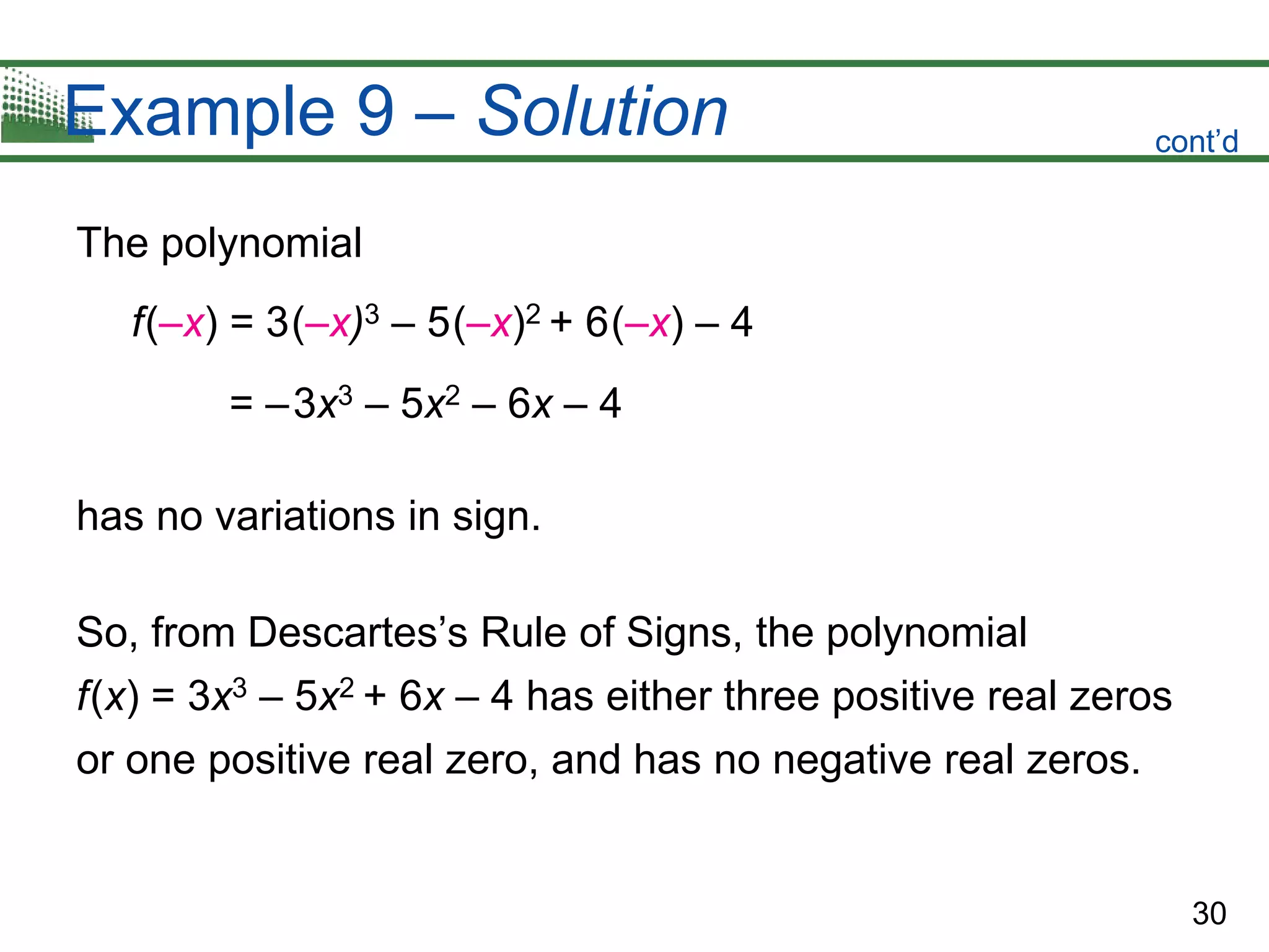 2 5 zeros of poly fn | PDF