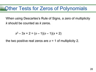 2 5 zeros of poly fn | PPT | Free Download