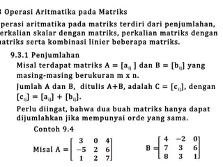 MATRIKS DAN DETERMINAN | PPT