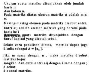 MATRIKS DAN DETERMINAN | PPT