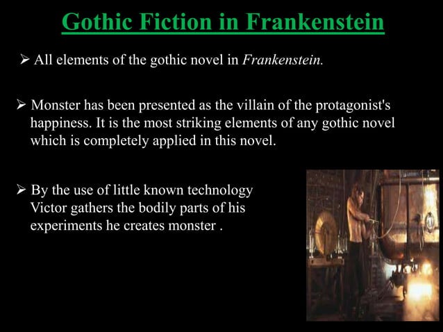 Frankenstein is Gothic Scientific Fiction | PPTX | Genres