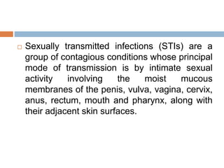 26. sexually transmitted infections | PPTX