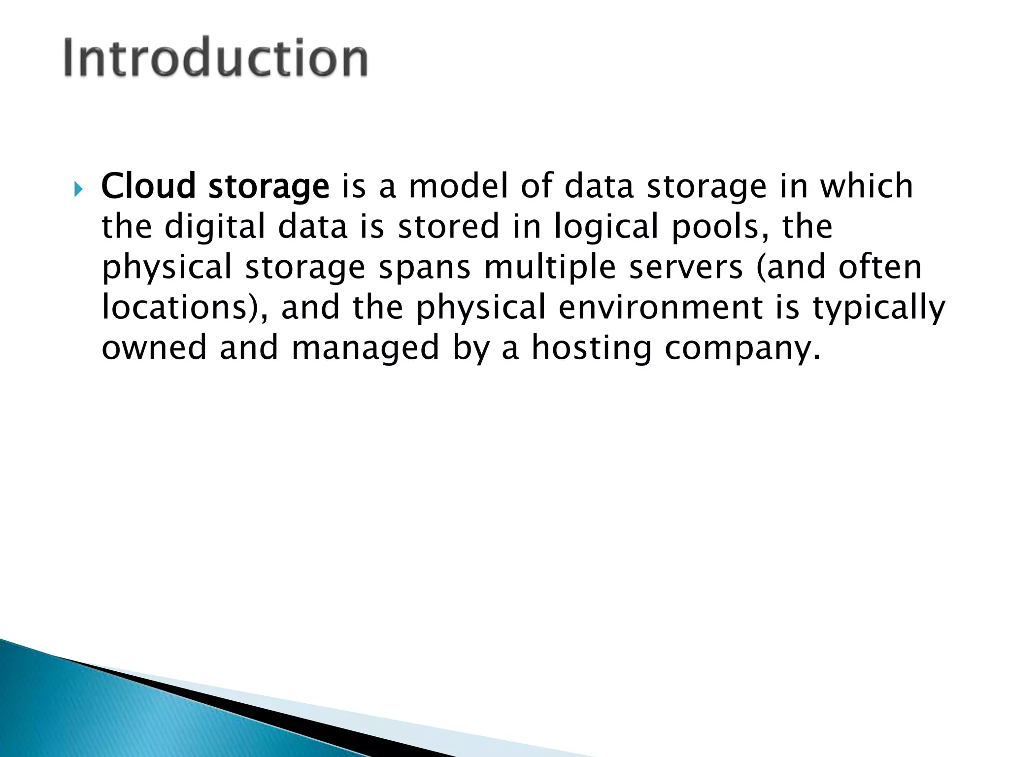 cloud storage ppt | PPTX