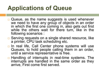 Stack and Queue by M.Gomathi Lecturer | PPT