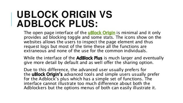 Adblock plus vs ublock origin chrome - menssec