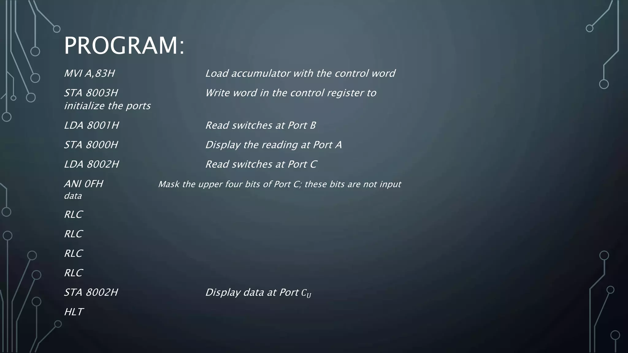 26. 8255 control word programming | PPTX