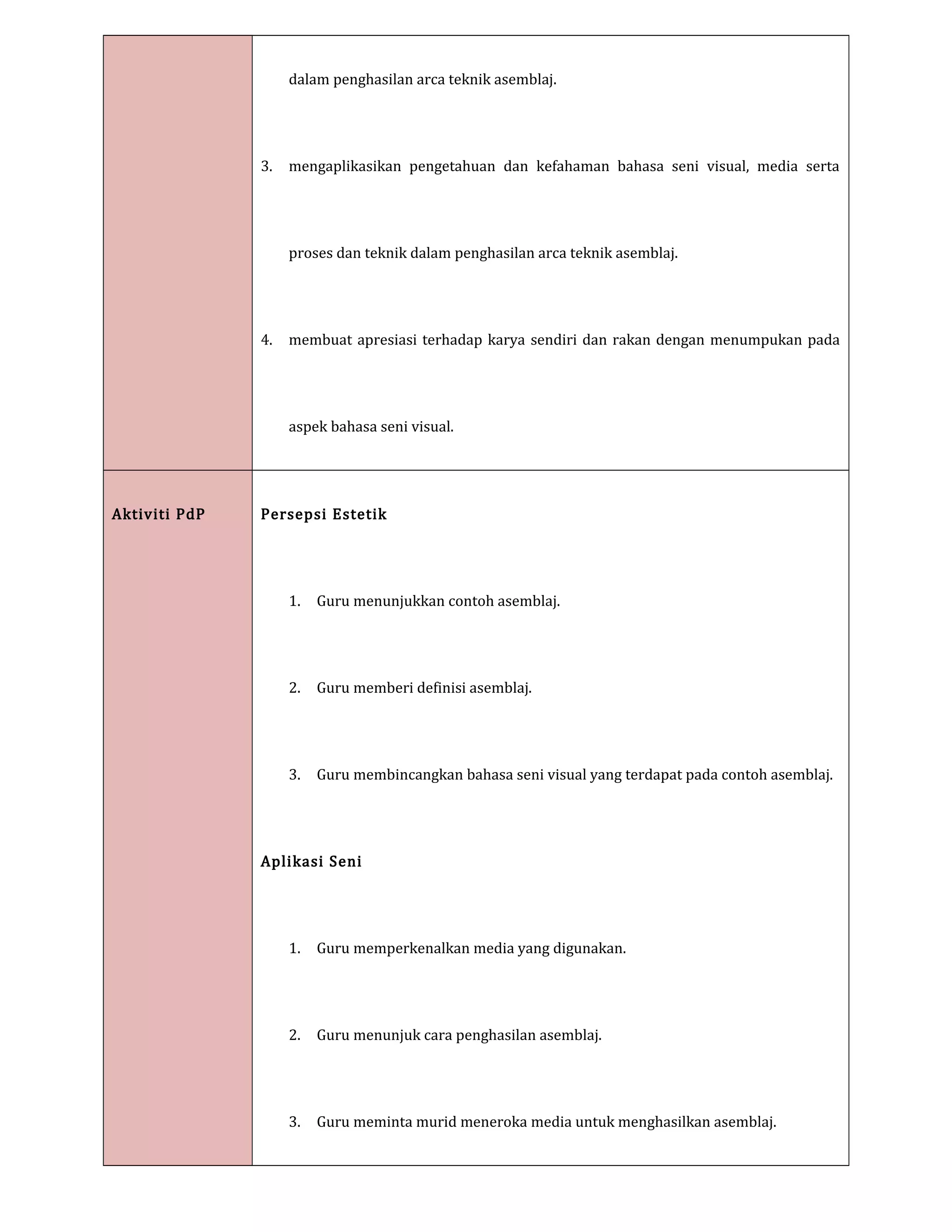 26. membentuk dan membuat binaan (asemblaj) | DOC