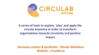 26.06 tools & methods for building a circular economy | PPT