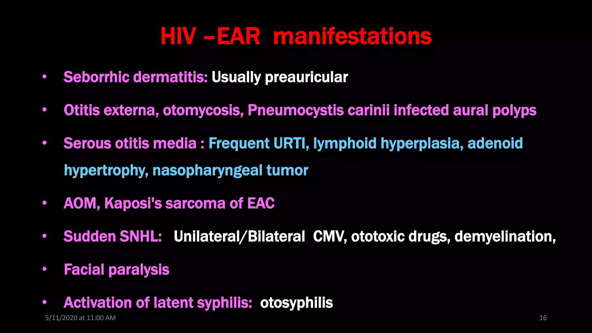 Otolaryngological manifestations of systemic diseases | PPTX
