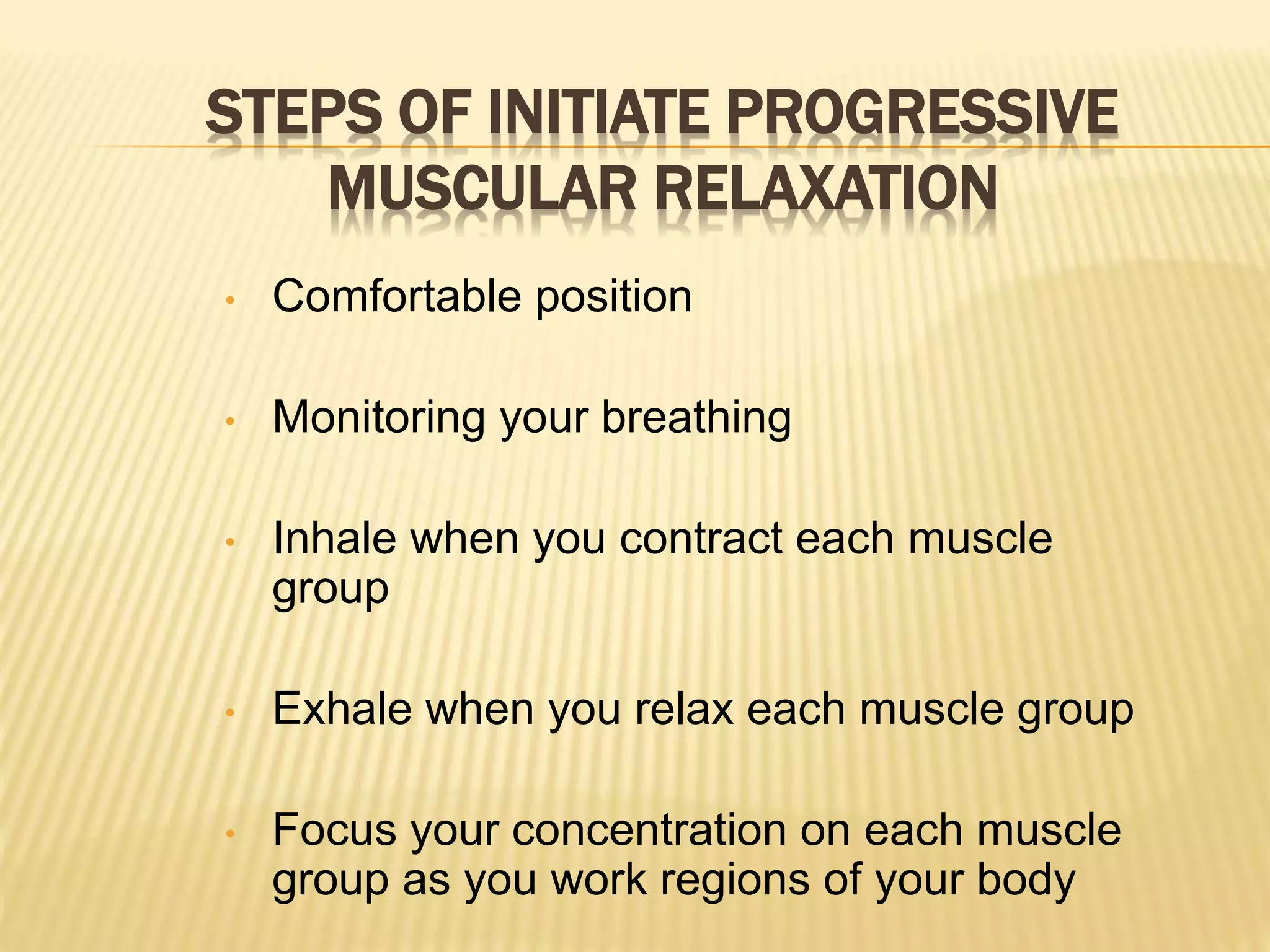 Relaxation Technique by S.Lakshmanan, Psychologist | PPTX