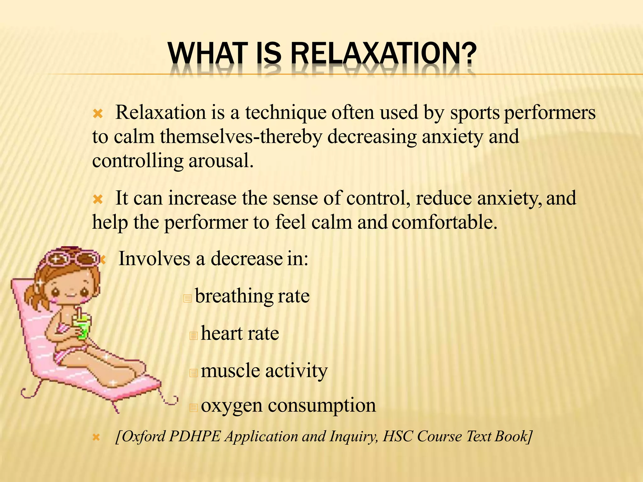 Relaxation Technique by S.Lakshmanan, Psychologist | PPTX