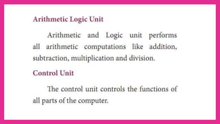 26. Pedagogy of Physical Science (Part II ) - Parts of Computer | PPSX