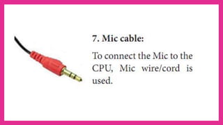 26. Pedagogy of Physical Science (Part II ) - Parts of Computer | PPSX