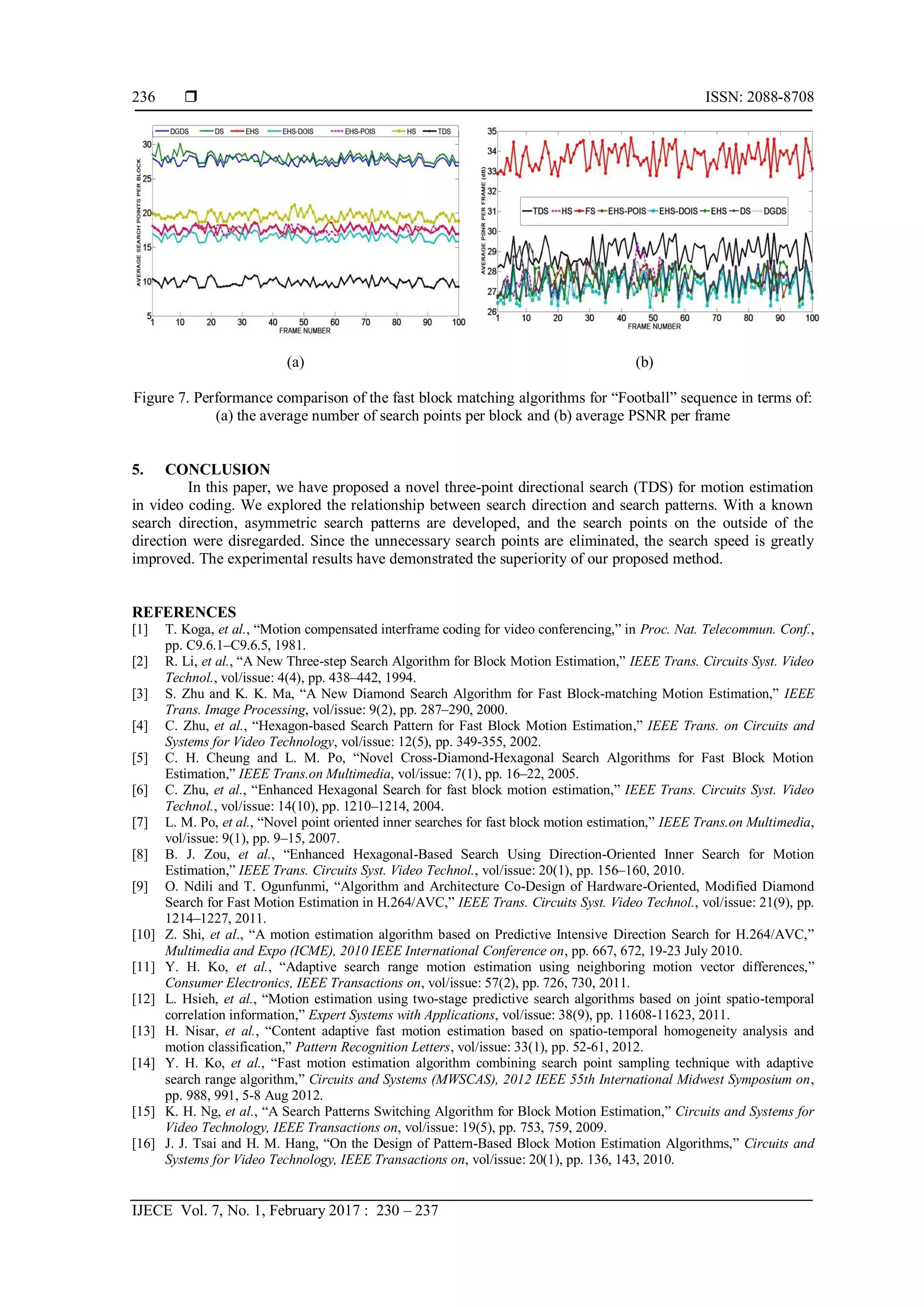 A Three-Point Directional Search Block Matching Algorithm | PDF