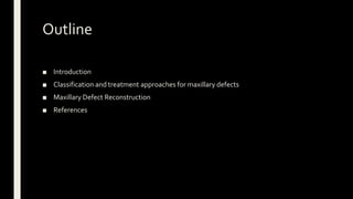 Maxillofacial Reconstruction | PPTX