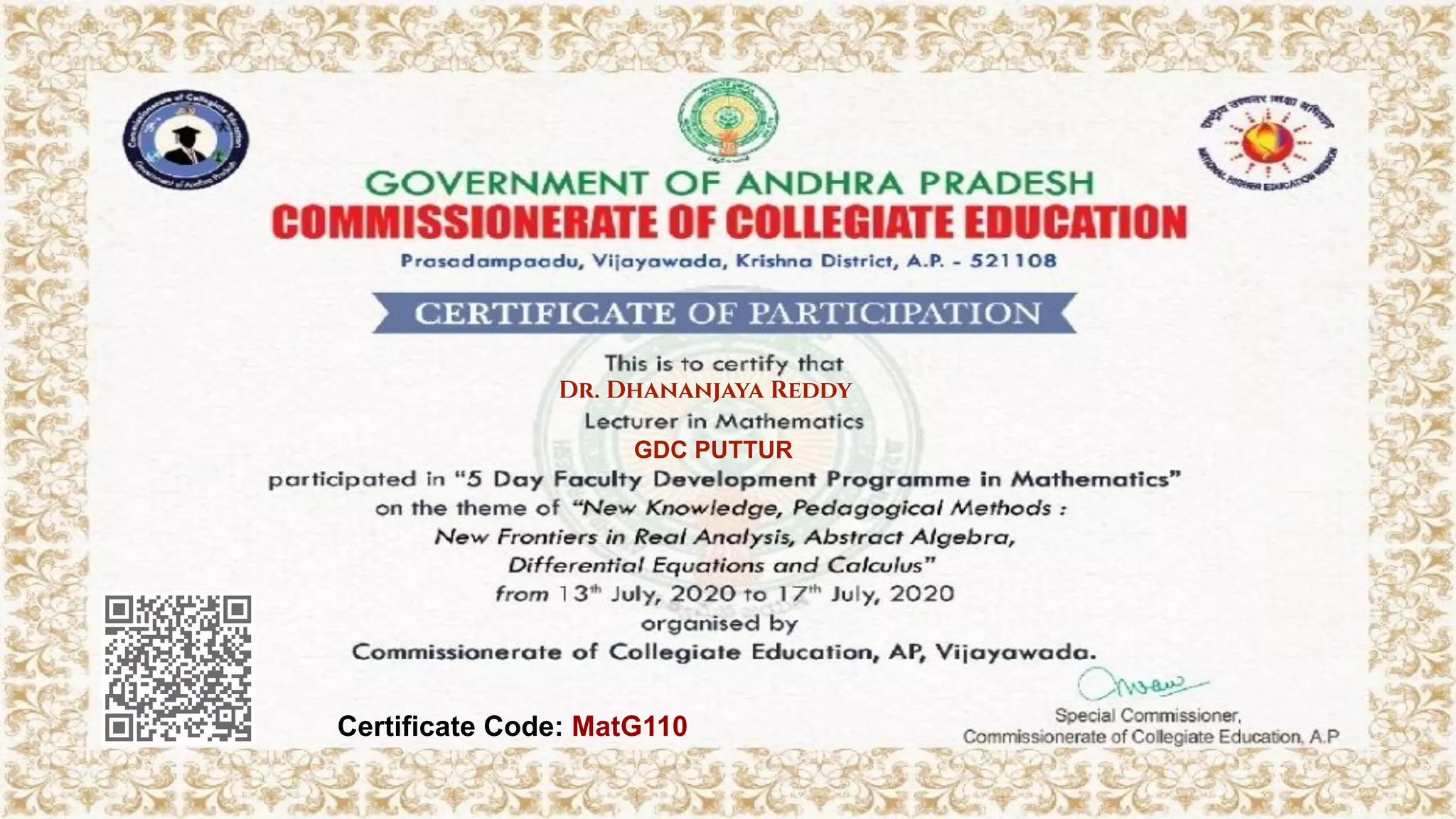 26.fdp certificate of apcce | PPT