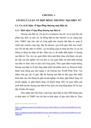 Đề tài: Pháp luật về hợp đồng thương mại điện tử ở Việt Nam, HAY | DOC