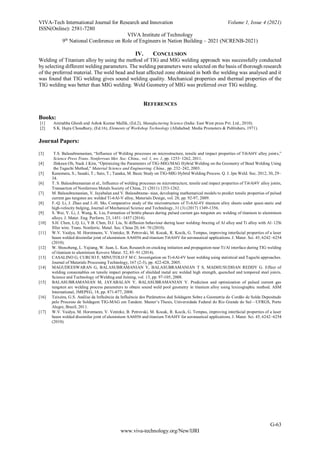Experimental Investigation of Effect of TIG and MIG Welding Parameters ...