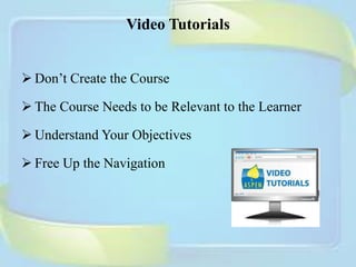 VIDEO TUTORIALS - R.D.Sivakumar | PPTX | Internet for Beginners | Internet