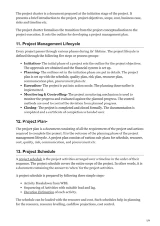 Most Popular 20 Evergreen Project Management Terms | PDF