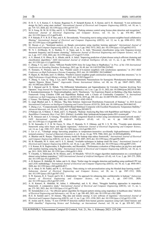 Big data classification based on improved parallel k-nearest neighbor | PDF