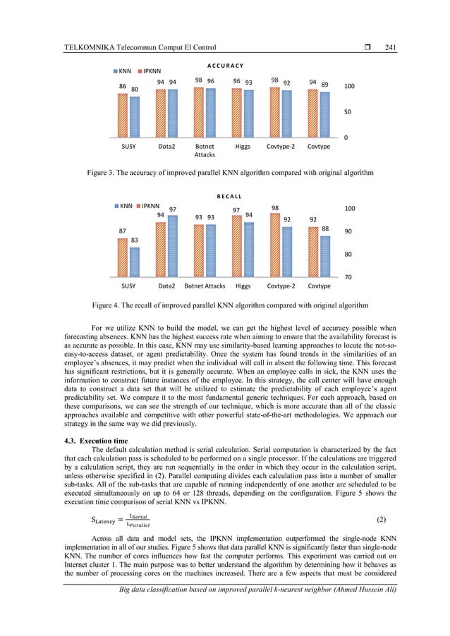 Big data classification based on improved parallel k-nearest neighbor | PDF