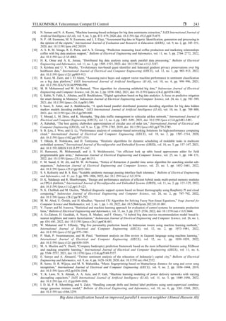 Big data classification based on improved parallel k-nearest neighbor | PDF | Databases ...