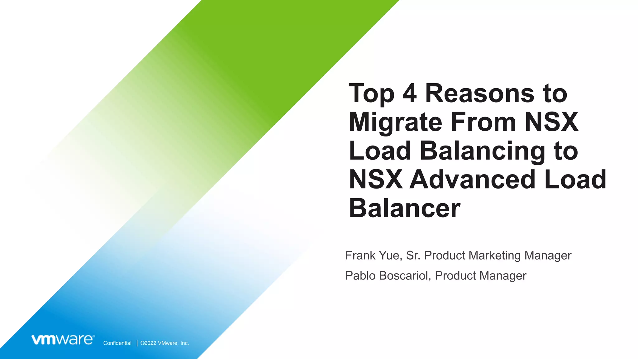 Top 4 Reasons to Migrate From NSX Load Balancing to NSX Advanced Load ...