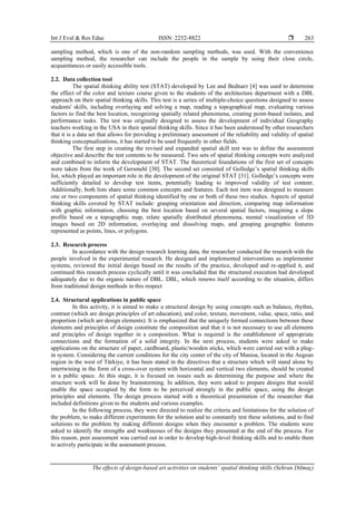 The effects of design-based art activities on students’ spatial ...