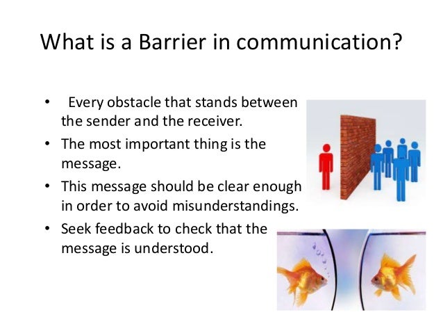 barriers of communication