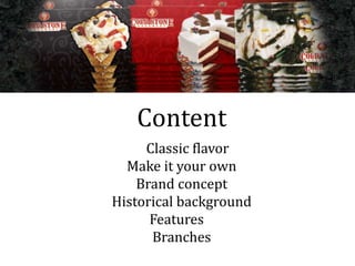 Masterpiece in ice cream introduction | PPTX