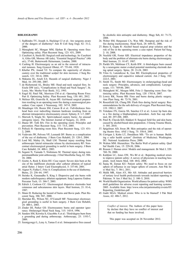 Cautery Burns | PDF | First Aid | Injuries