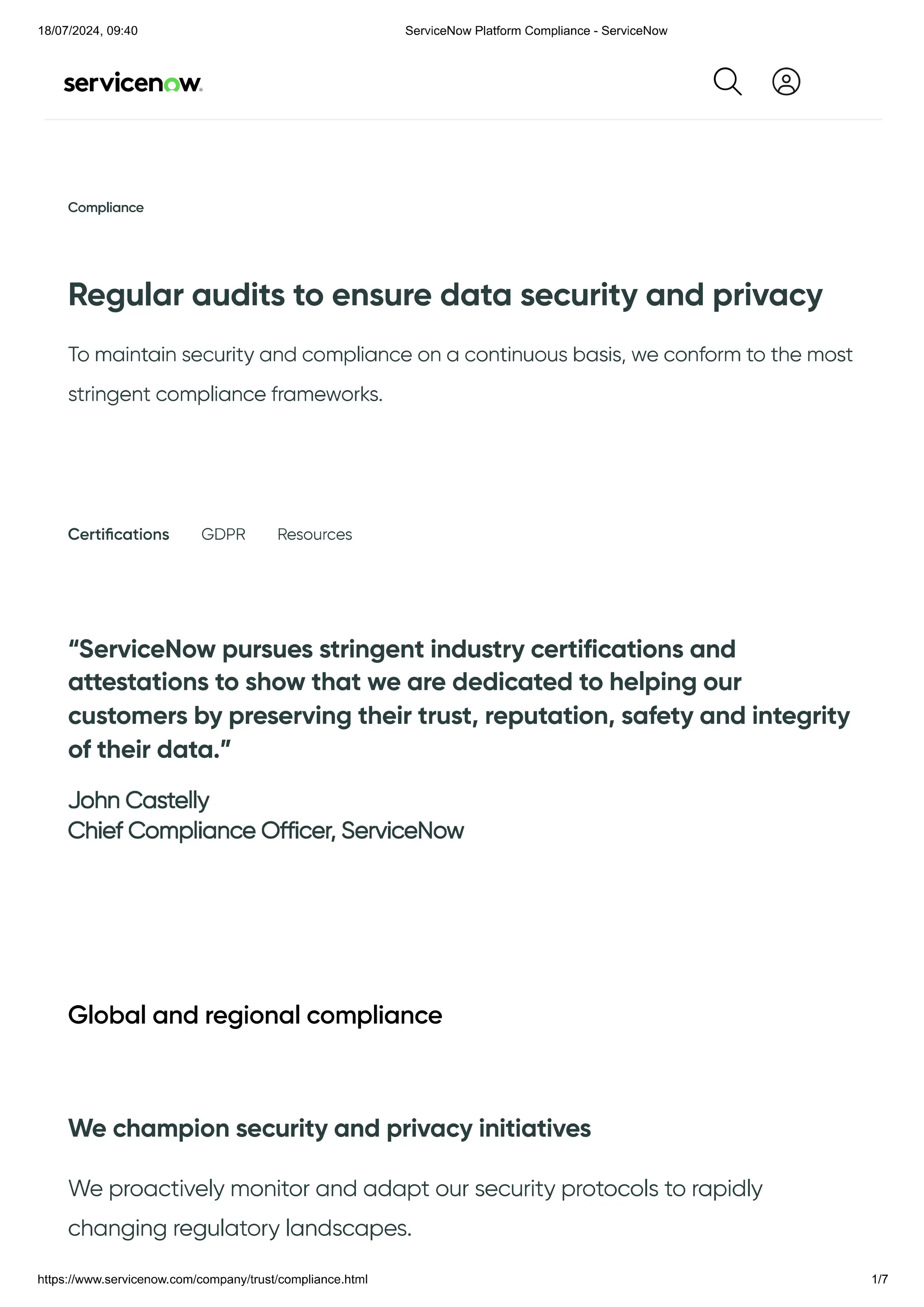ServiceNow Security Compliance Regular Audits.pdf