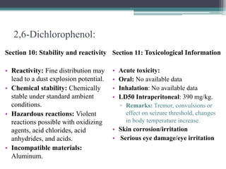 2,6-Dichlorophenol - Material Safety Data Sheet.pptx