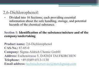 2,6-Dichlorophenol - Material Safety Data Sheet.pptx