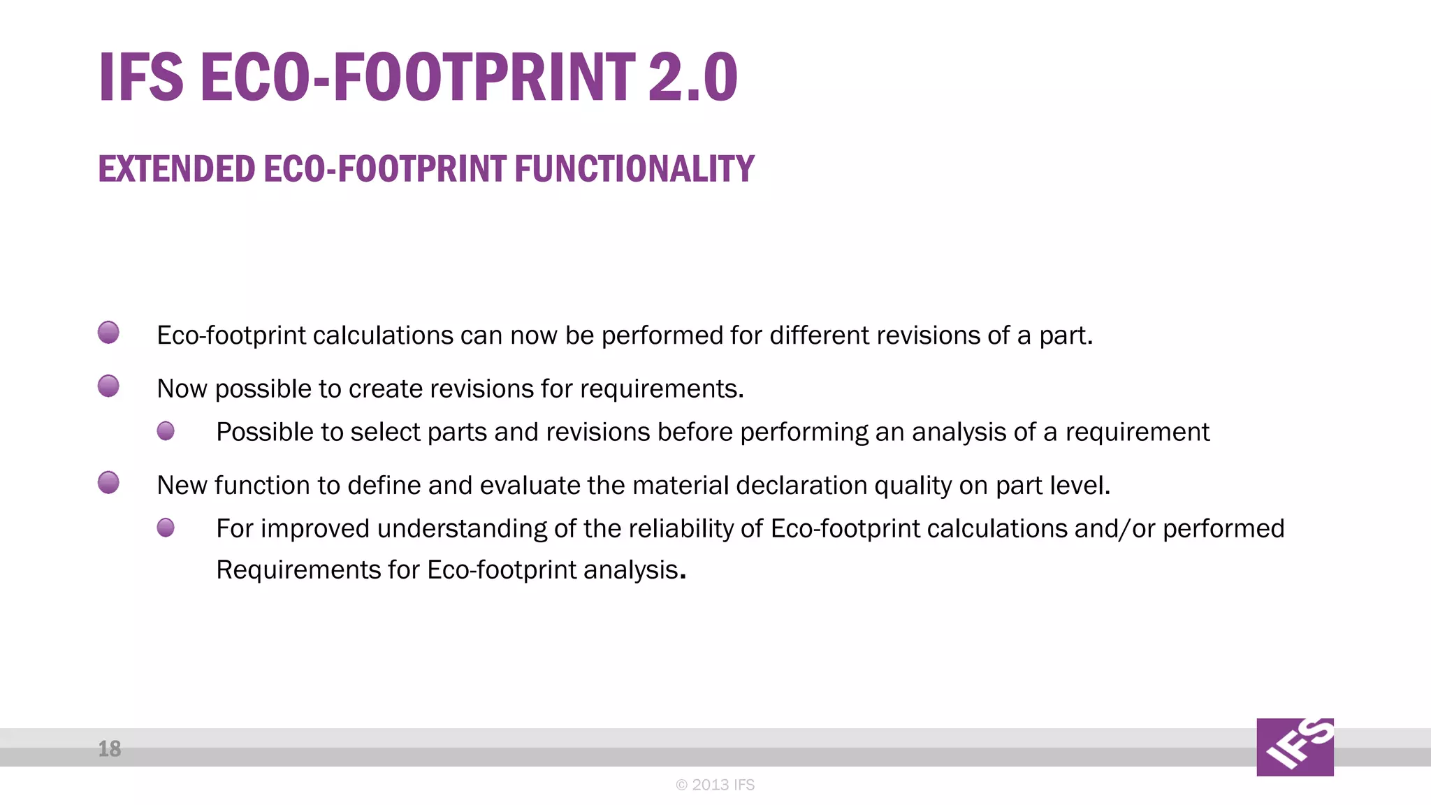 IFS Manufacturing future roadmap | PDF