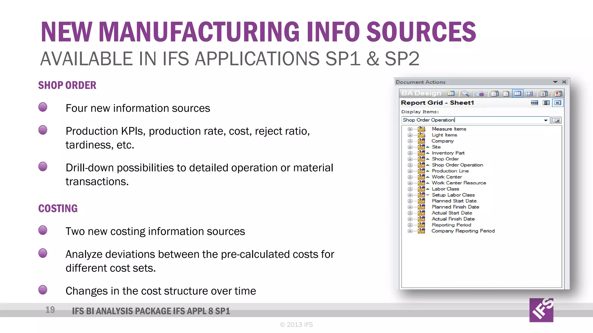 IFS Manufacturing future roadmap | PDF