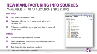IFS Manufacturing future roadmap | PDF