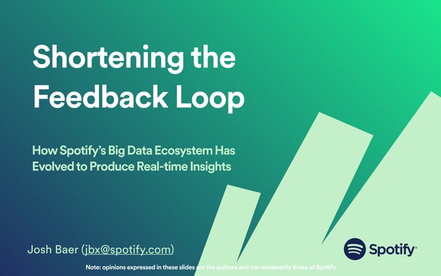 Shortening the Feedback Loop: How Spotify’s Big Data Ecosystem has evolved to produce real-time ...