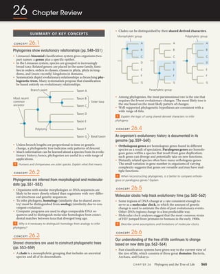 26 phylogeny and the tree of life | PDF