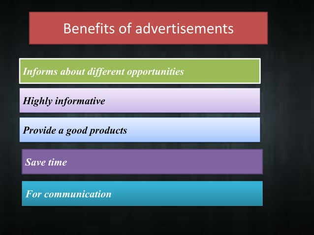Benefits or Importance of advertising | PPTX | Advertising Industry ...