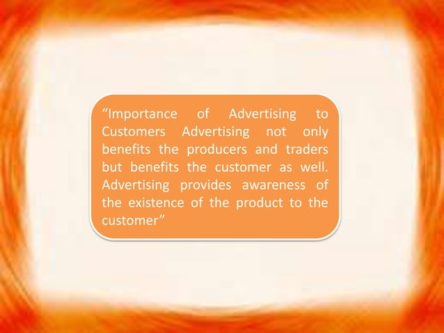 Benefits or Importance of advertising | PPTX | Advertising Industry ...