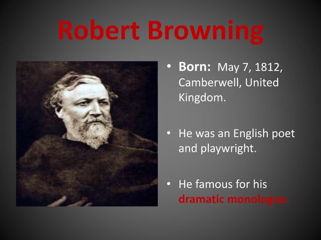 The violence against women in Robert Browning's poetry. | PPT