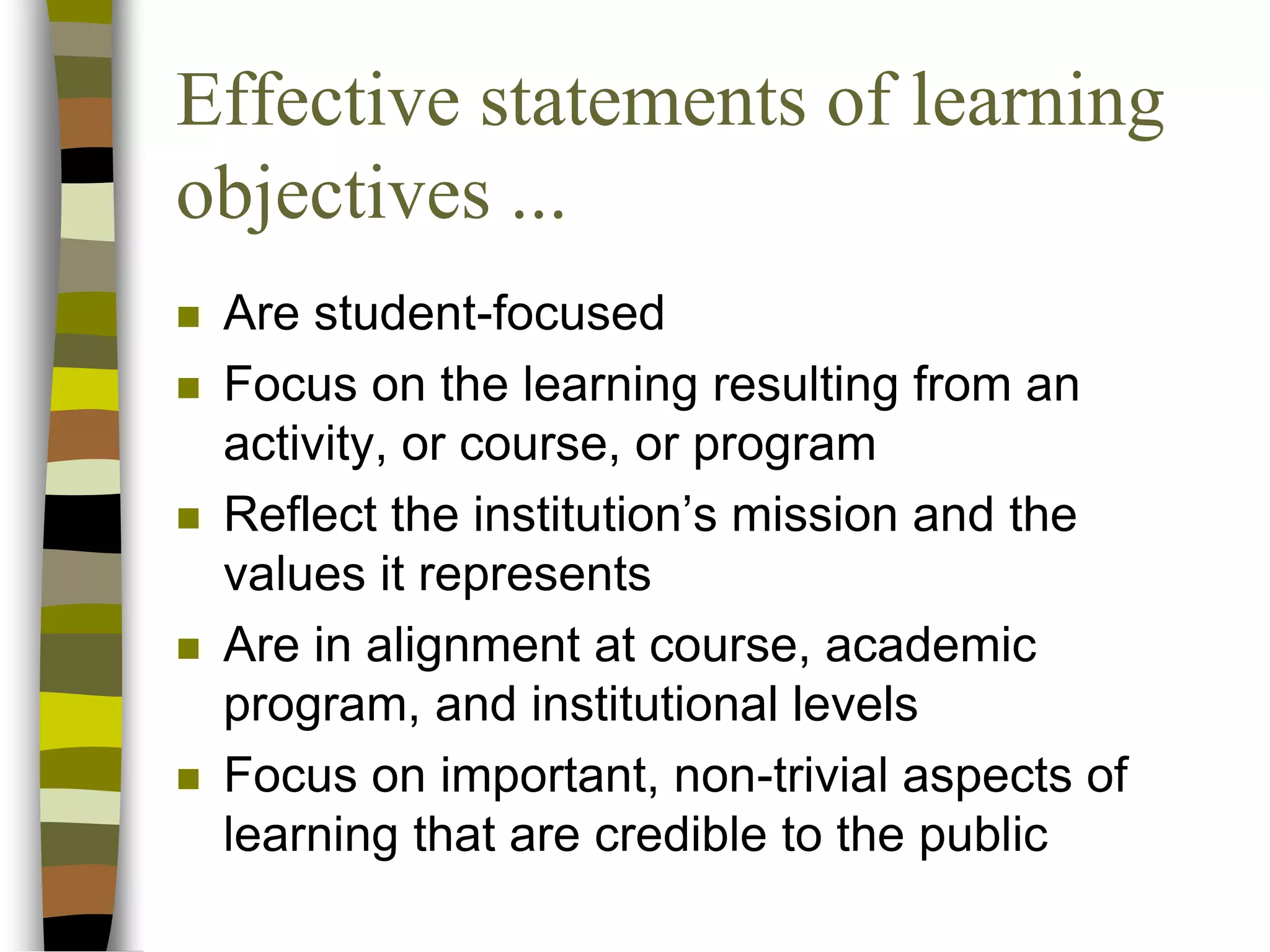 Learning Objectives | PPT