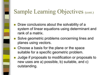 Learning Objectives | PPT