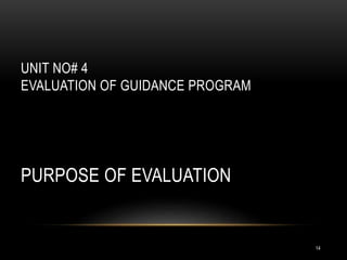 Guidance Program at School Level | PPTX