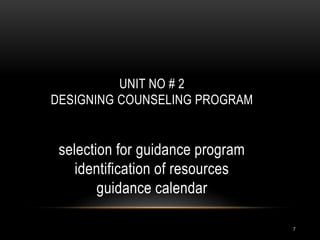 Guidance Program at School Level | PPTX | Educational Assessment ...