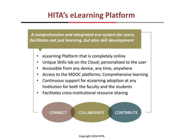 eLearning Proposal from HITA | PPTX | Cloud Computing | Internet