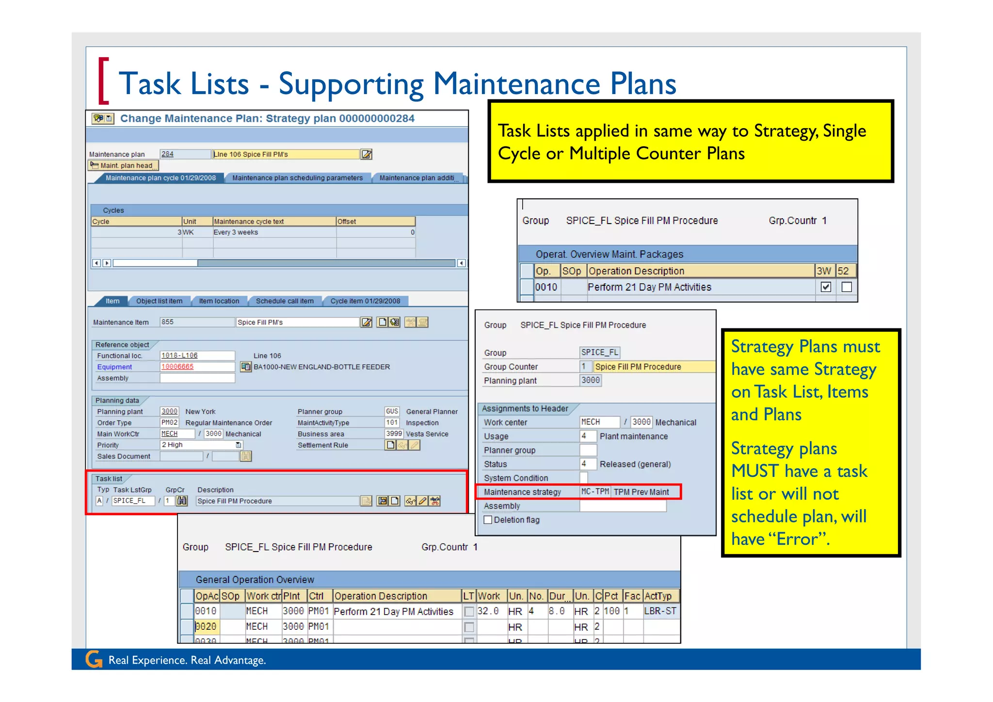 using maintenance_strategy_plans | PPT