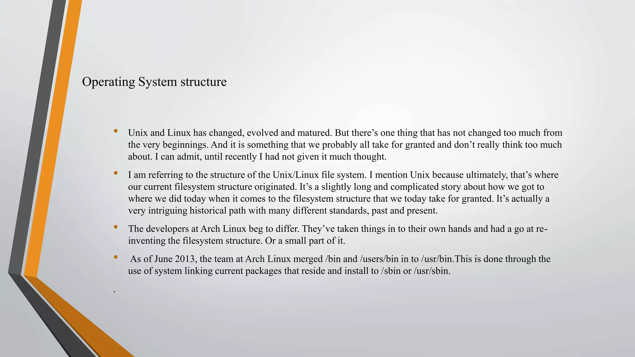 Arch linux and whole security concepts in linux explained | PPT